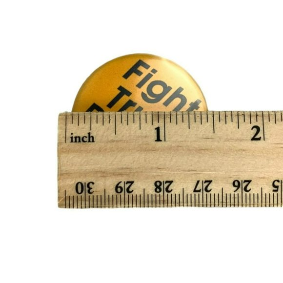 Unbranded | Accessories | Fight Truth Decay Yellow Pinback Button Fake ...